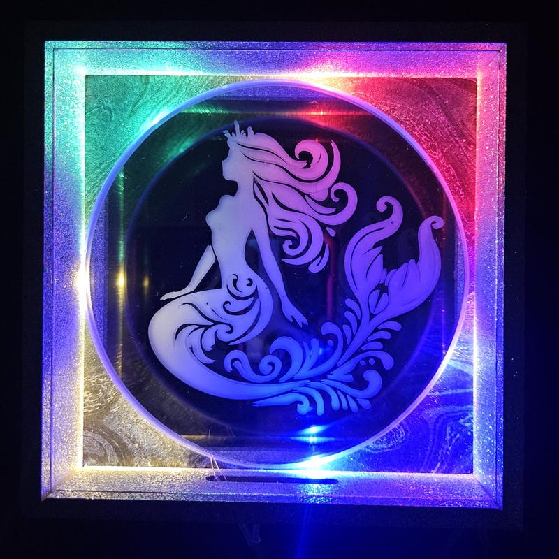 Mermaid Mirror - Etsy