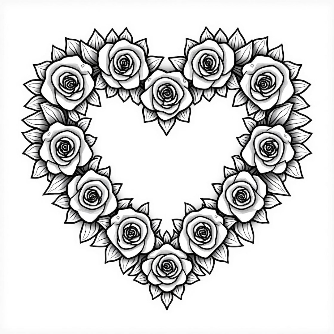Intricate Heart Coloring Pages, Set of 5 (printable) - Etsy