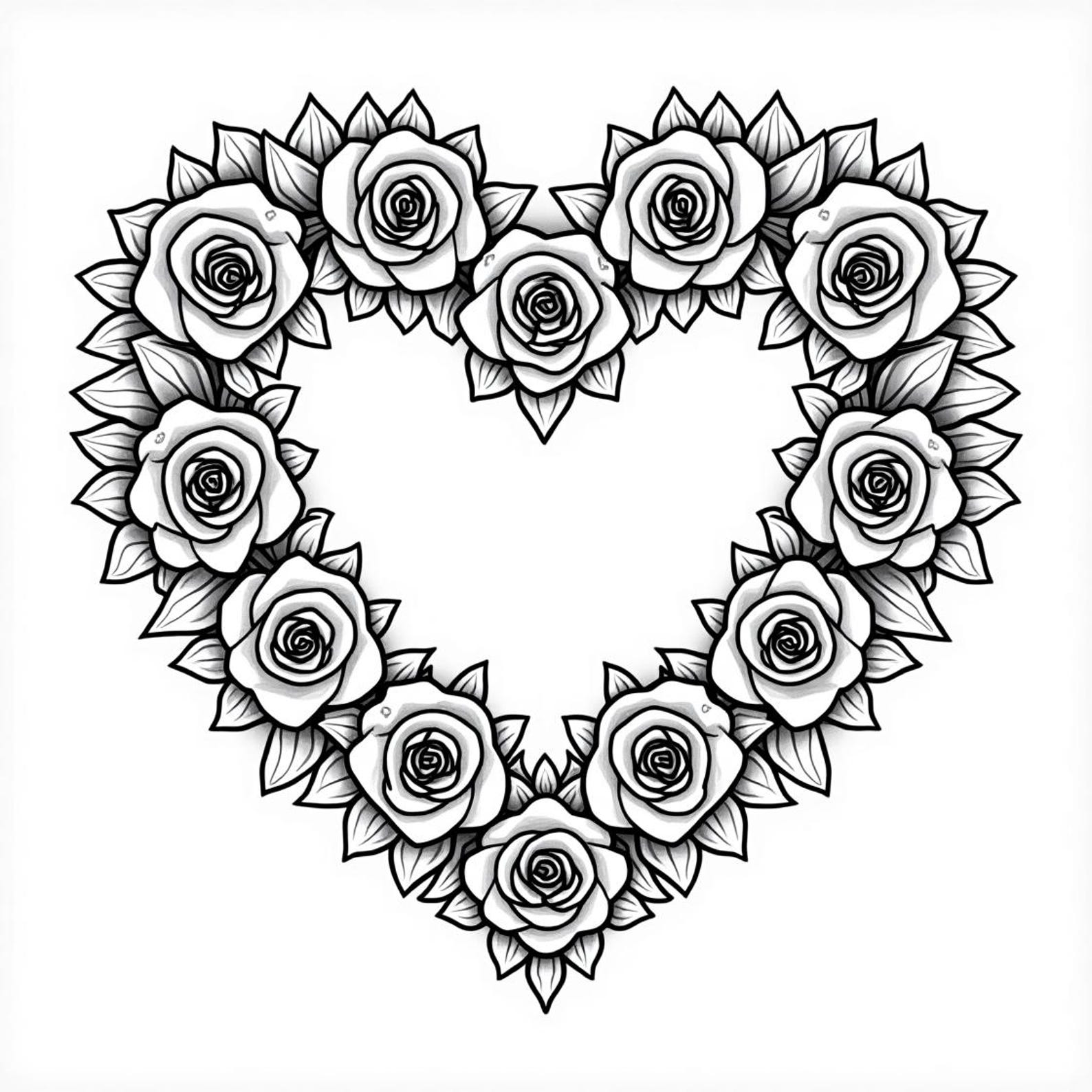 This Set of 5 Printable Hearts Coloring Pages Features Intricate Heart ...