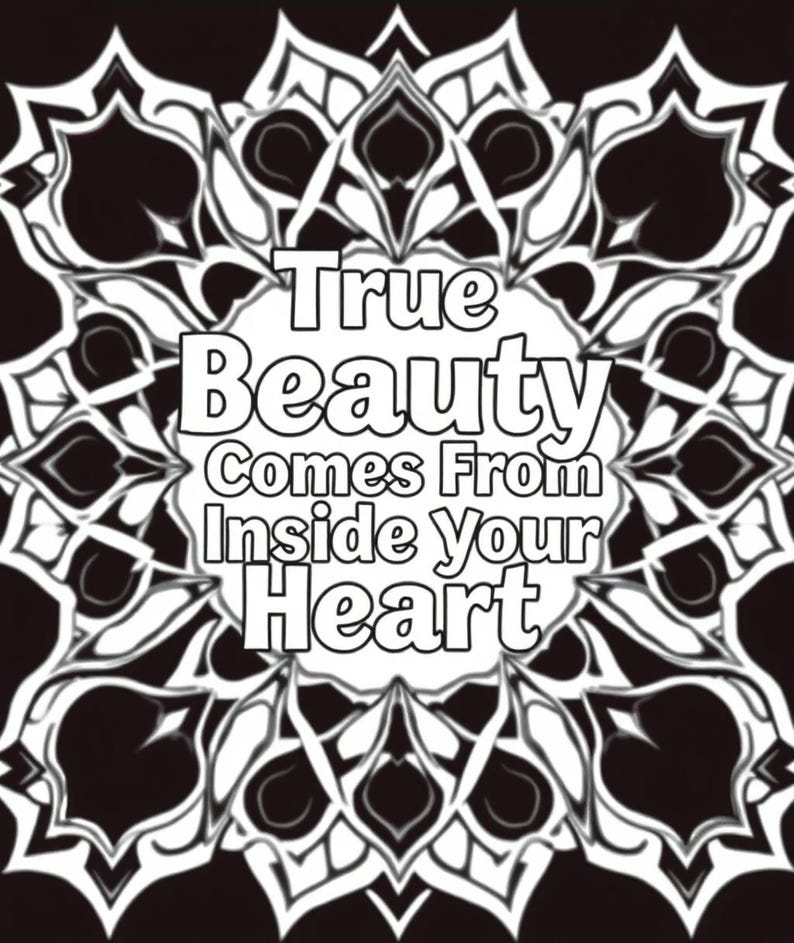 Thoughtfull Coloring Pages - Etsy