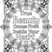 Thoughtfull Coloring Pages - Etsy