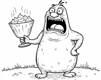 Creeps Coloring Pages - Etsy