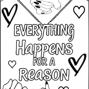 Inspirational Coloring Pages - Etsy