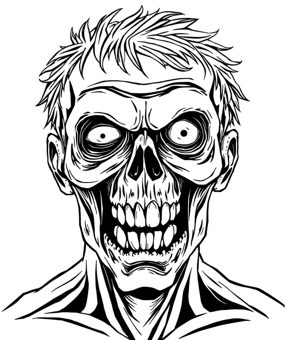 Creeps Coloring Pages - Etsy