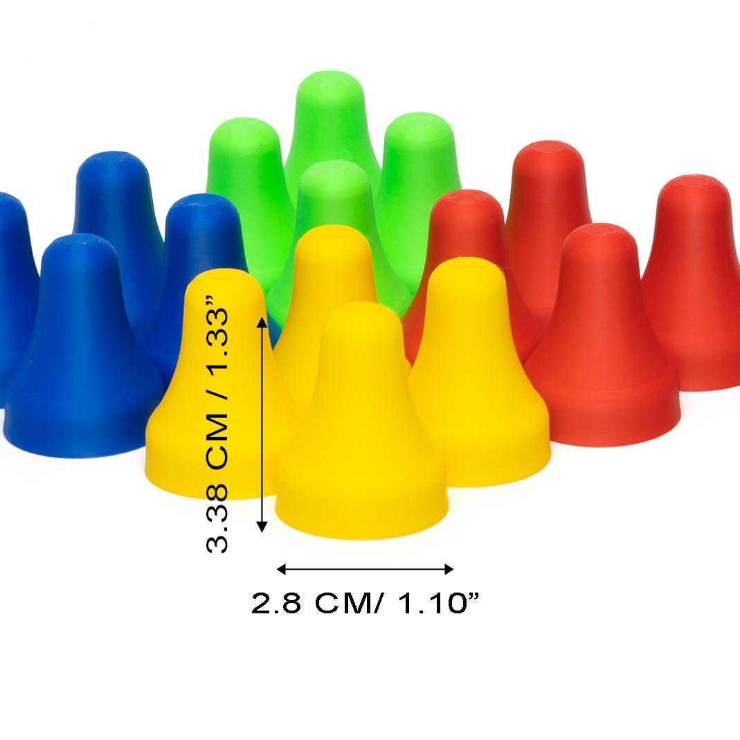 Ludo Pawns Set – Biodegradable Plastic Board Game Pieces With Dice ...