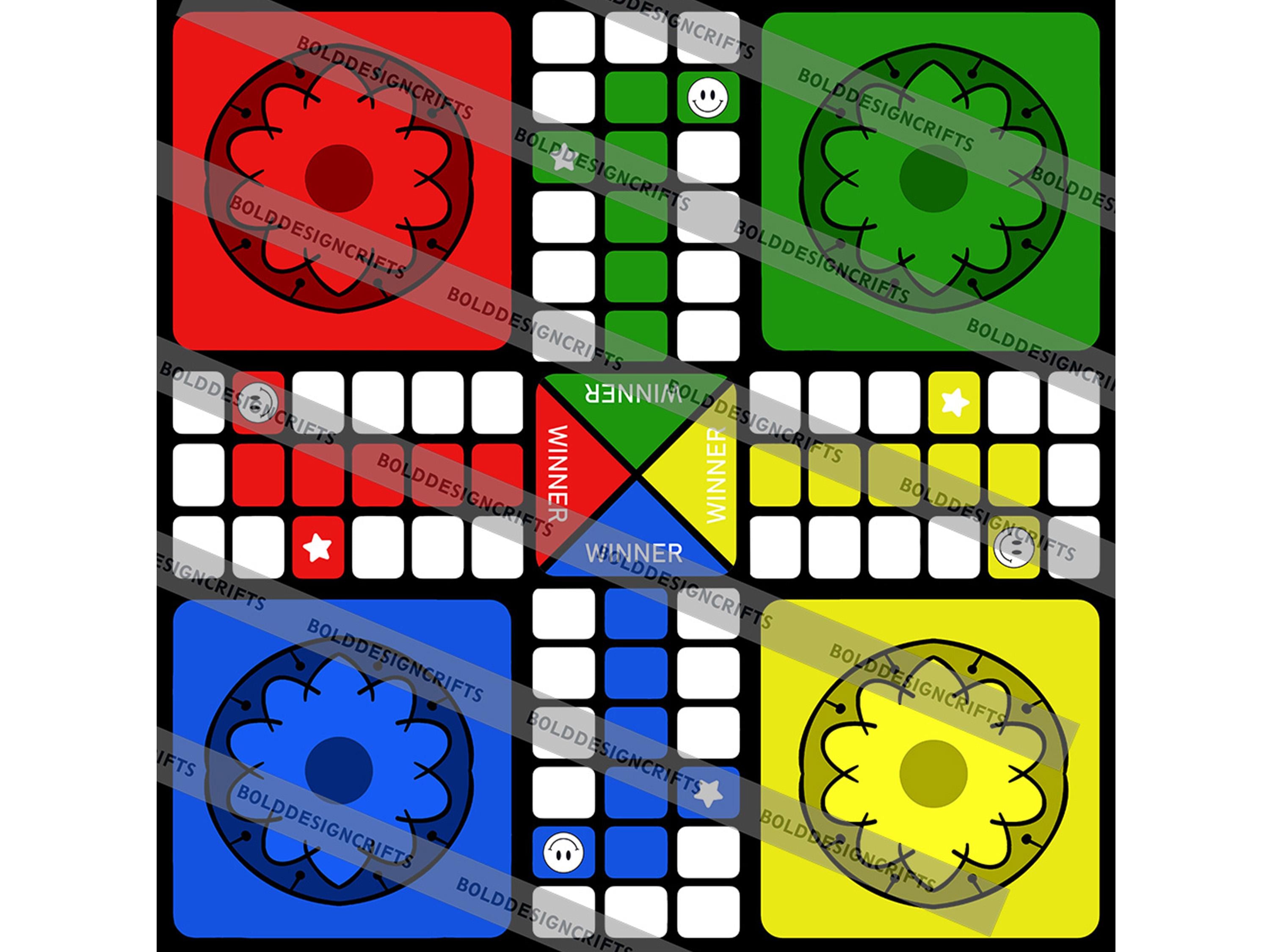 Classic Ludo Board Game Digital Printable LUDO Design for DIY - Etsy