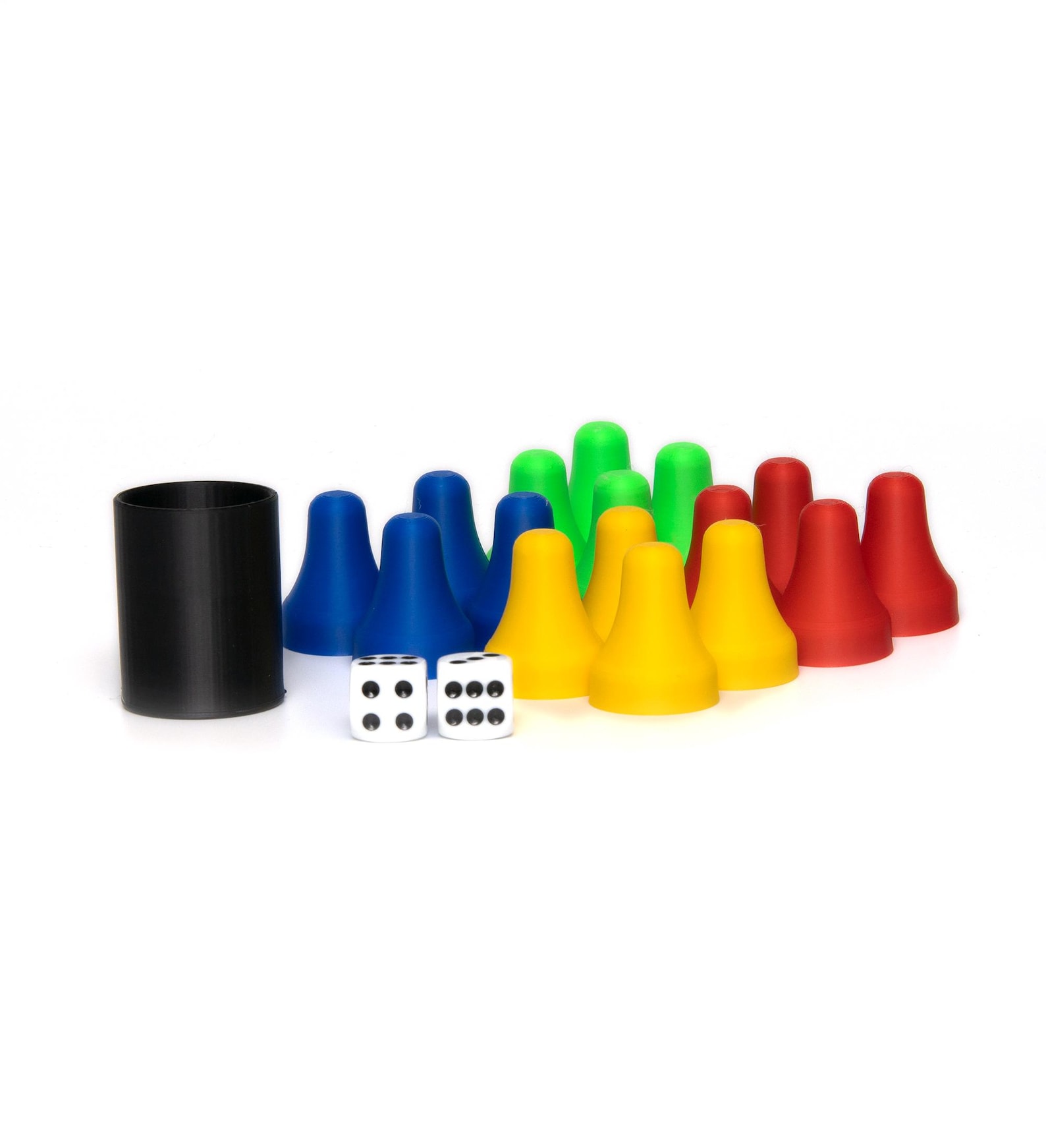 Ludo Pawns Set – Biodegradable Plastic Board Game Pieces With Dice ...