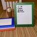 Compact & Colorful Transparent Whiteboards – Portable and Durable for ...