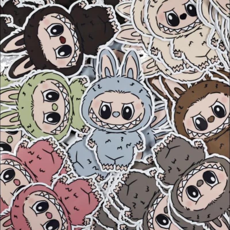 Labubu Stickers - Etsy