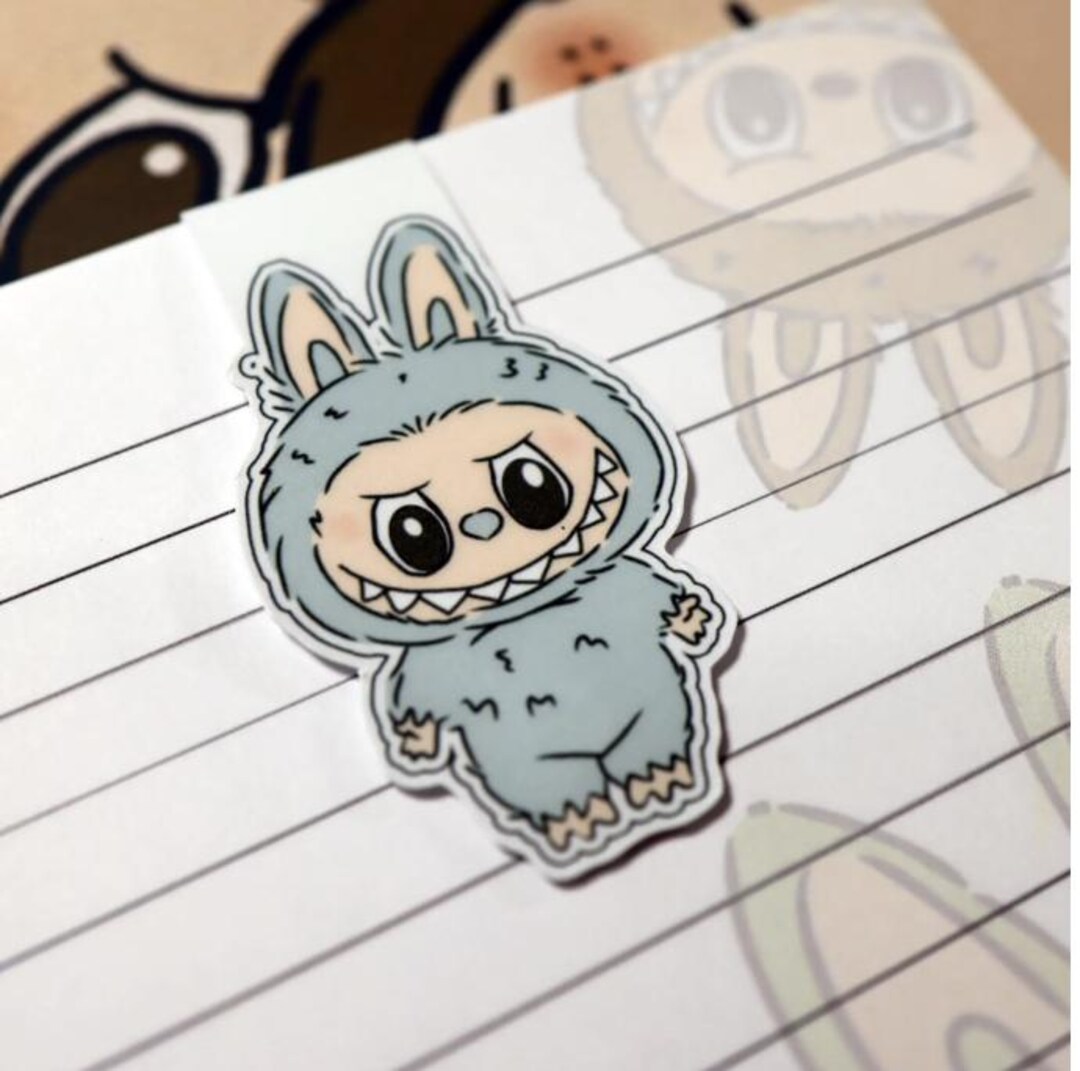 Labubu Magnetic Bookmarks, 7 Cute Designs: Chestnut Cocoa, Toffee, Soy ...