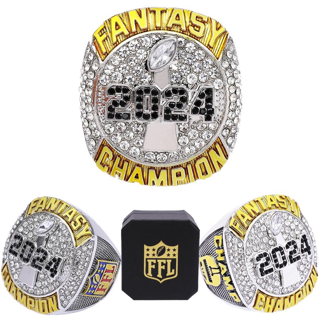 2024 Fantasy Football Ring Silver/gold Color - Etsy