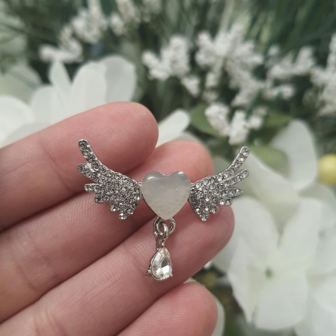 Beautiful Angel Wings Pin - Etsy