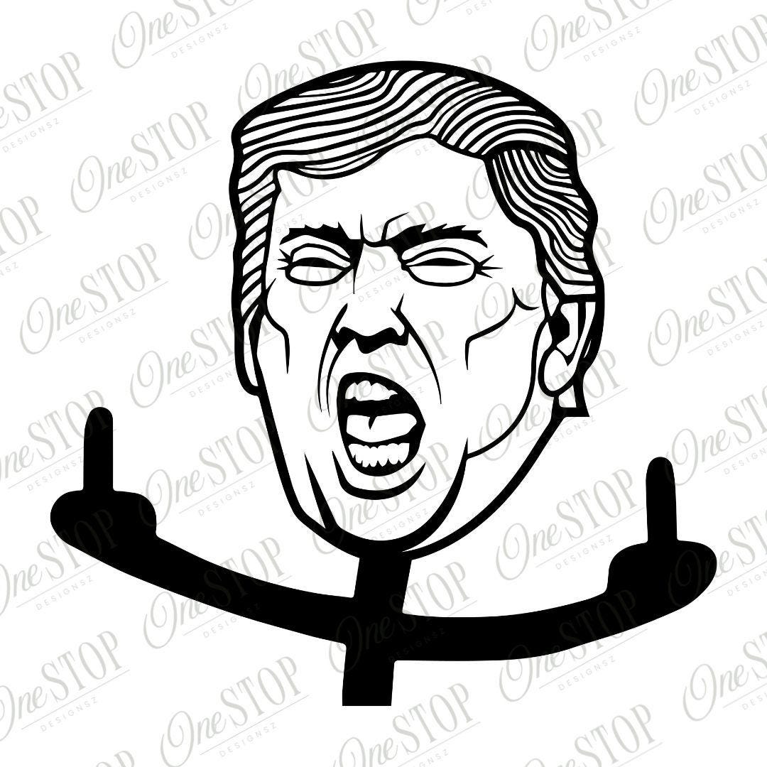 Fuck Trump Stickman PNG Digital Download Trump Merch - Etsy
