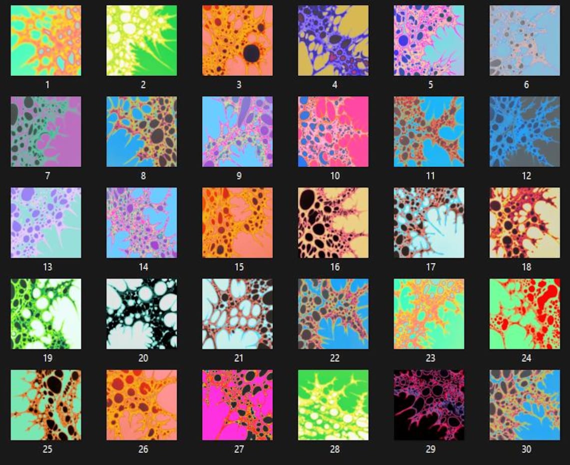 Acid Textures - 30 Pack - Etsy