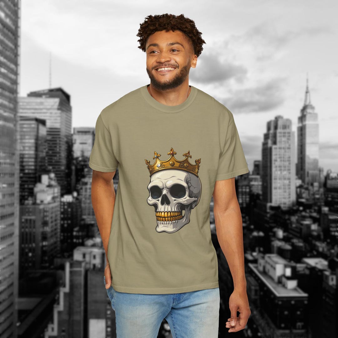 Kingpin Skull T-shirt, Gangsta Graphic Tee, Men's Streetwear Shirt ...
