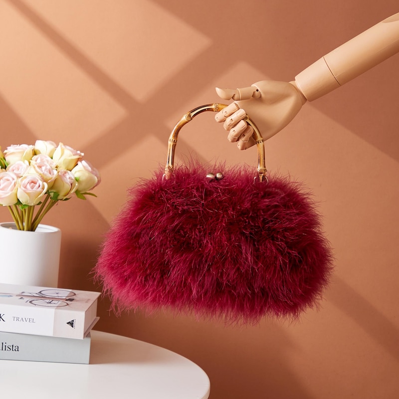 Red Clutch Feather - Etsy