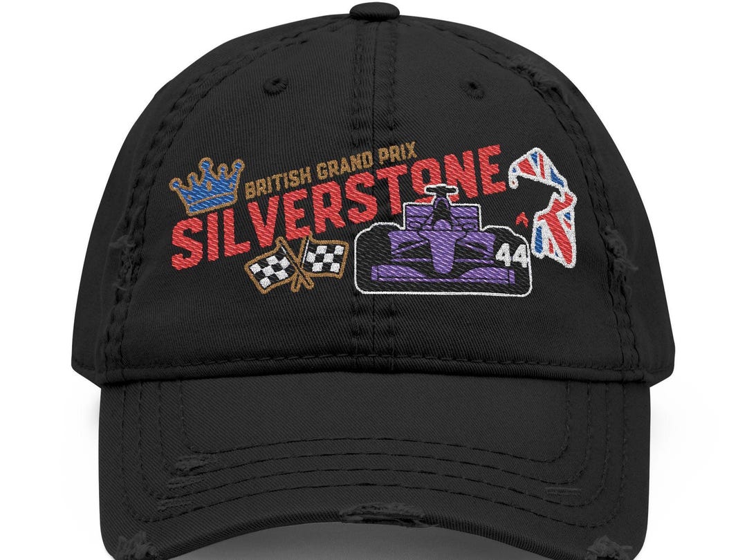 F1 British Grand Prix Embroidered Relaxed Fit Adjustable Baseball Cap ...