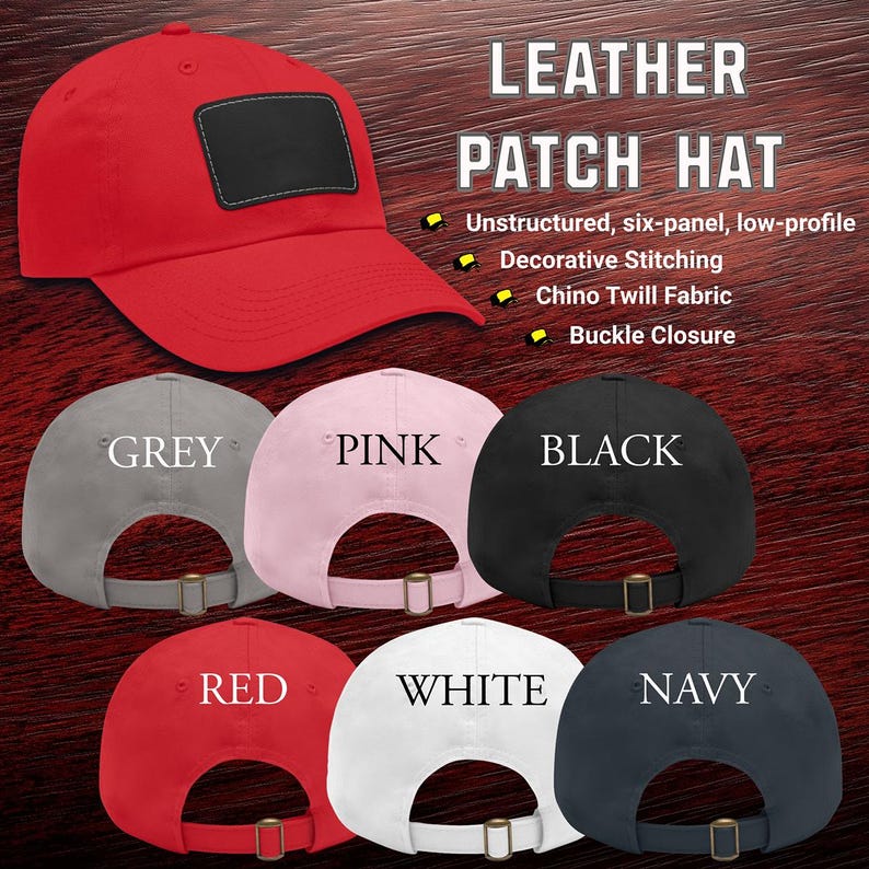 France Leather Patch Cap With Geographic Coordinates, Printed France ...