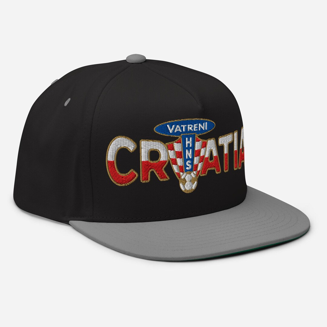Croatia Soccer Embroidered Snapback Hat, Vatreni Football Fan Gift ...