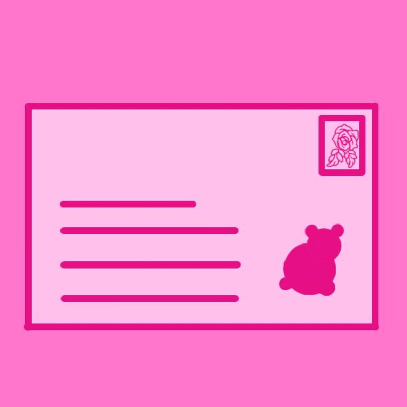 Printable, Editable, Basic Template Letter and Envelope Set (family ...