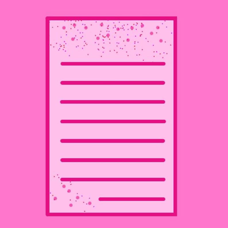 Printable, Editable, Basic Template Letter and Envelope Set (new Year ...