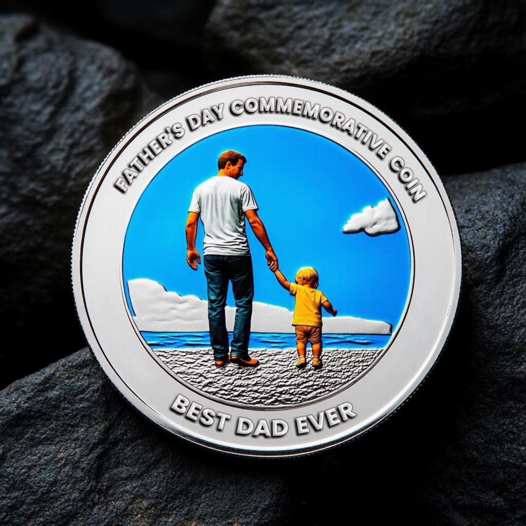 Father’s Day Commemorative Coin – Custom Tribute for Dad – Meaningful ...