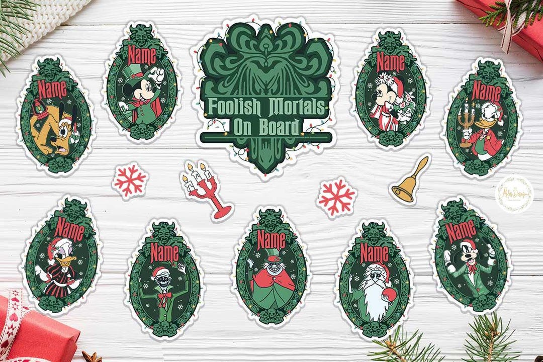 Personalized Welcome Foolish Disney Cruise Christmas Magnet, Haunted ...