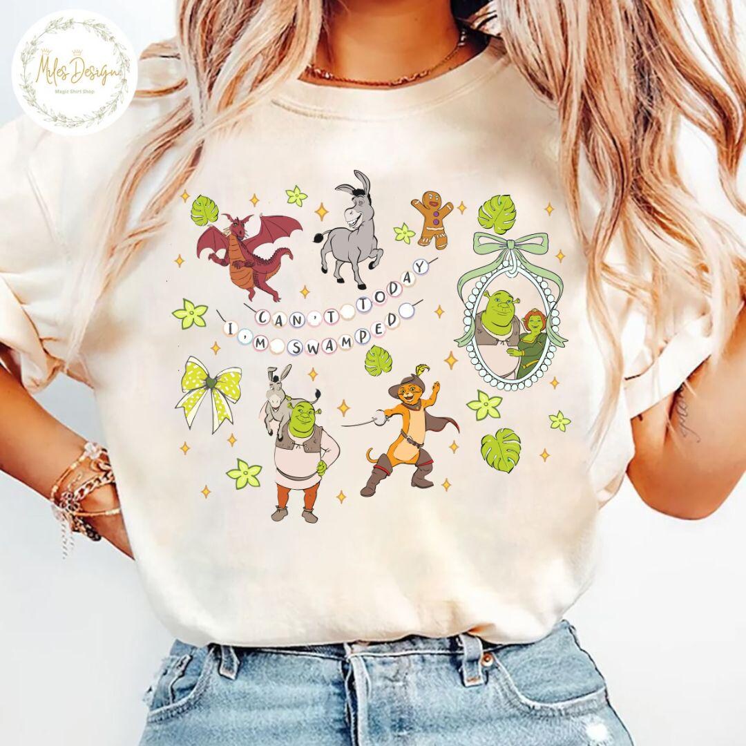 Coquette Bow Shrek Shirt, Shrek Funny Baby Tee Crop Tank, Shrek Can't ...