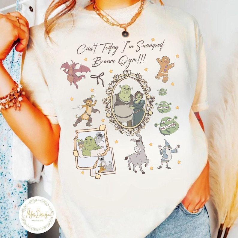 Coquette Bow Shrek Shirt, Shrek Baby Tee Crop Tank, Shrek Can't Today I ...