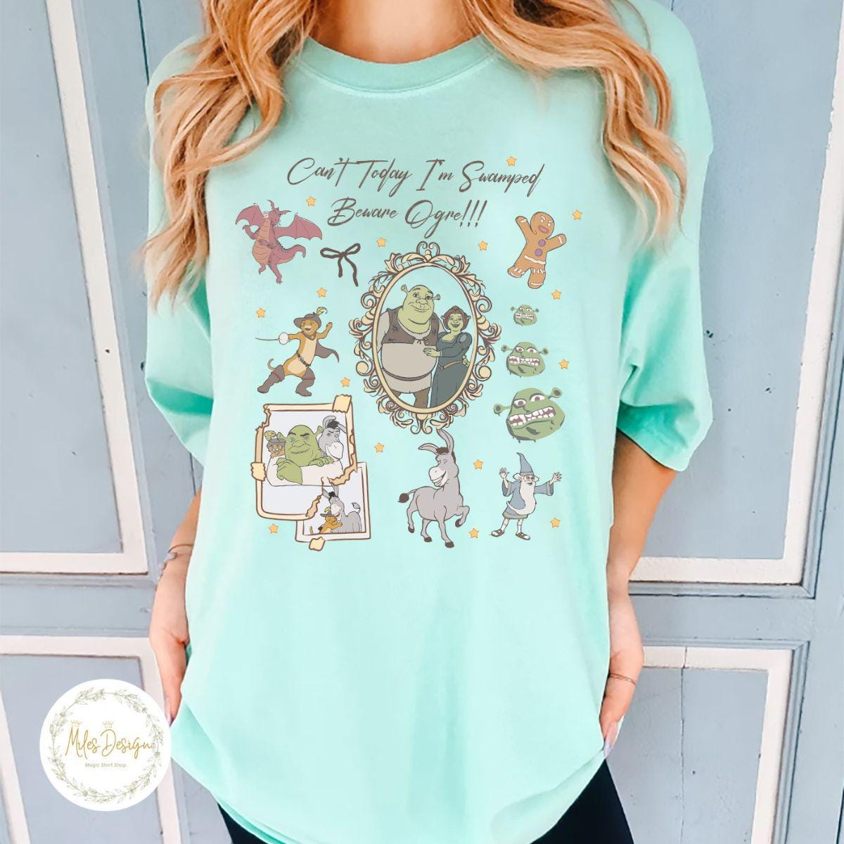 Coquette Bow Shrek Shirt, Shrek Baby Tee Crop Tank, Shrek Can't Today I ...