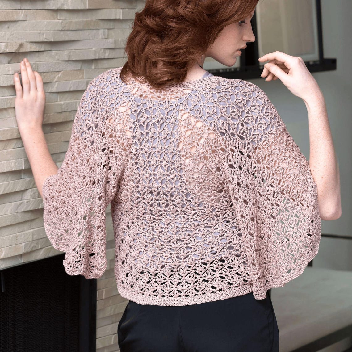 Flutter Crochet Cardigan Pattern: Lacy Summer Shrug (PDF Download) - Etsy