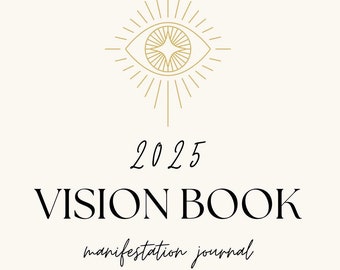 2025 Vision Board Journal Life Vision List Pdf, Future Self Vision ...