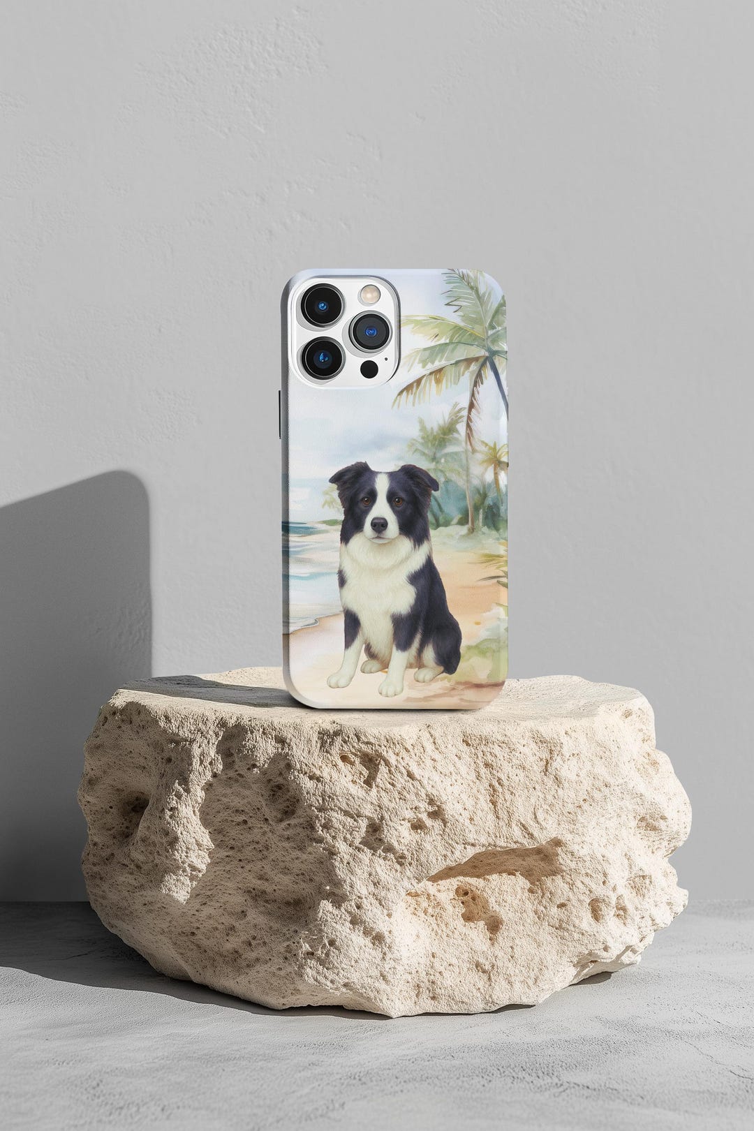 Border Collie Beach Phone Case for iPhone & Android, Dog Lover Gift ...