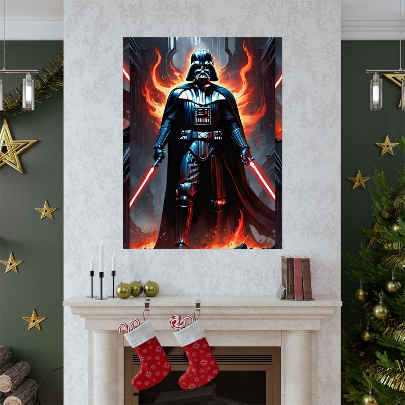 Darth Vader Matte Vertical Posters - Etsy