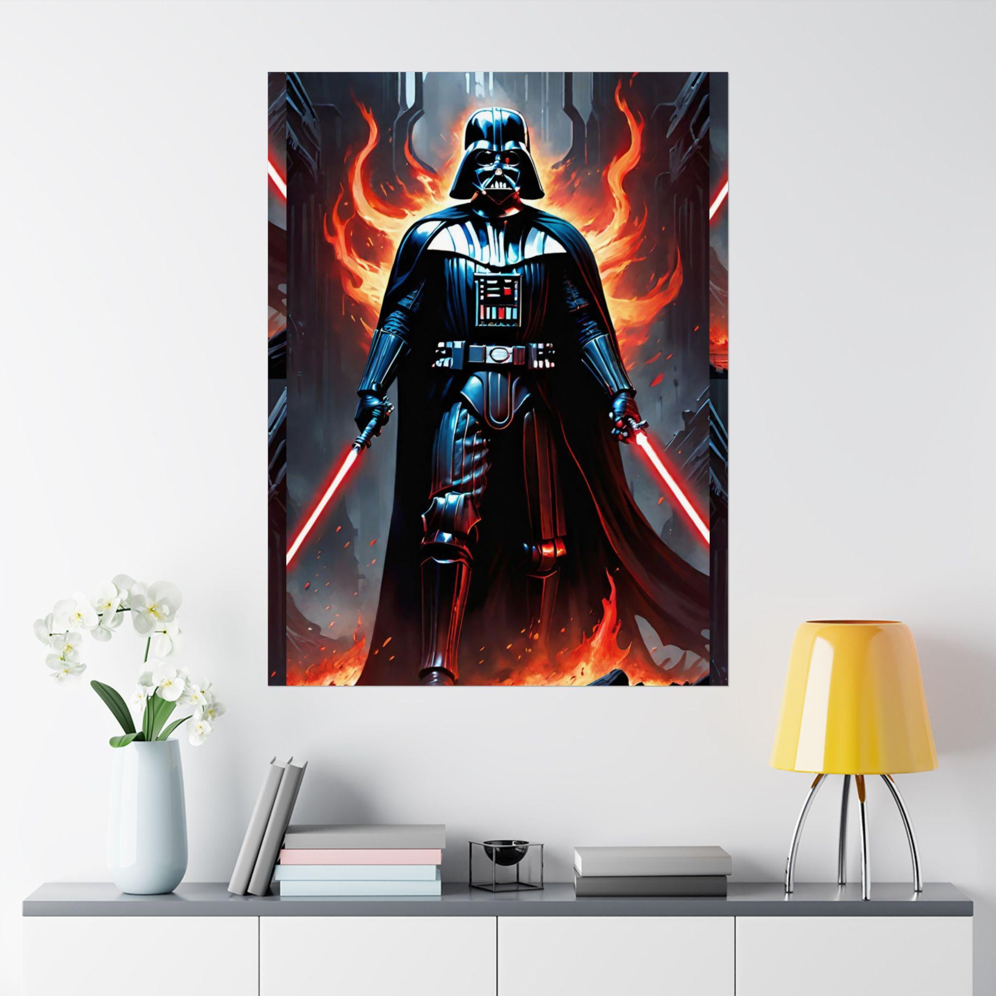 Darth Vader Matte Vertical Posters - Etsy