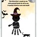 Halloween Black Cat Handprint Art: Meow-lloween Poem, Halloween ...