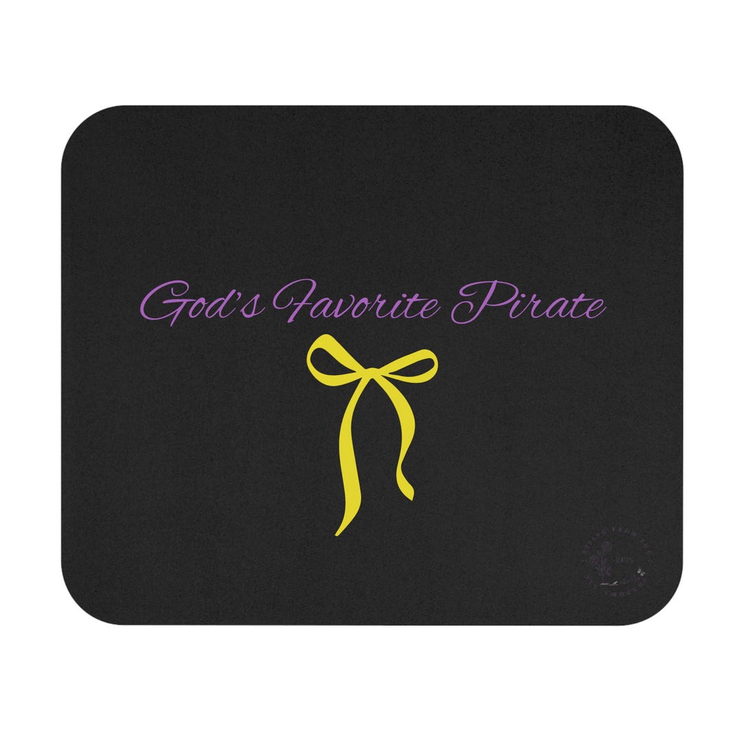 God's Favorite Pirate Mouse Pad (rectangle) - Etsy