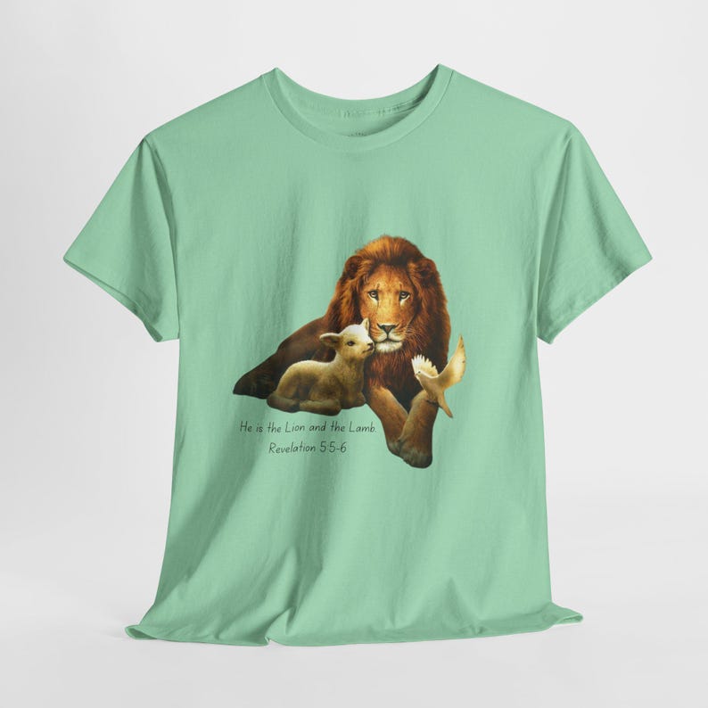 Lion and the Lamb Tee - Etsy