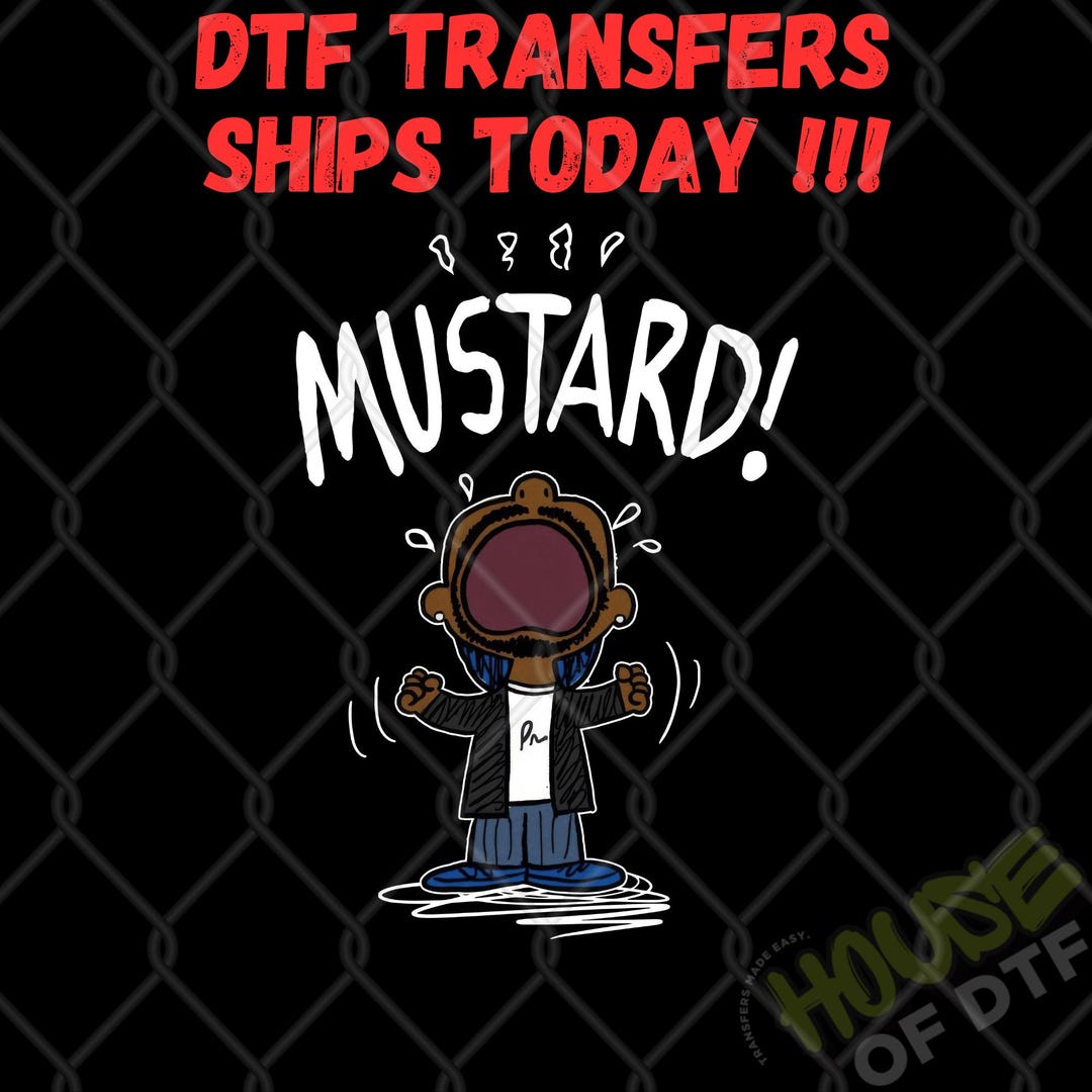 Hip Hop Rapper DTF Transfer, Cold Peel, Ready to Press, Trendy DTF ...