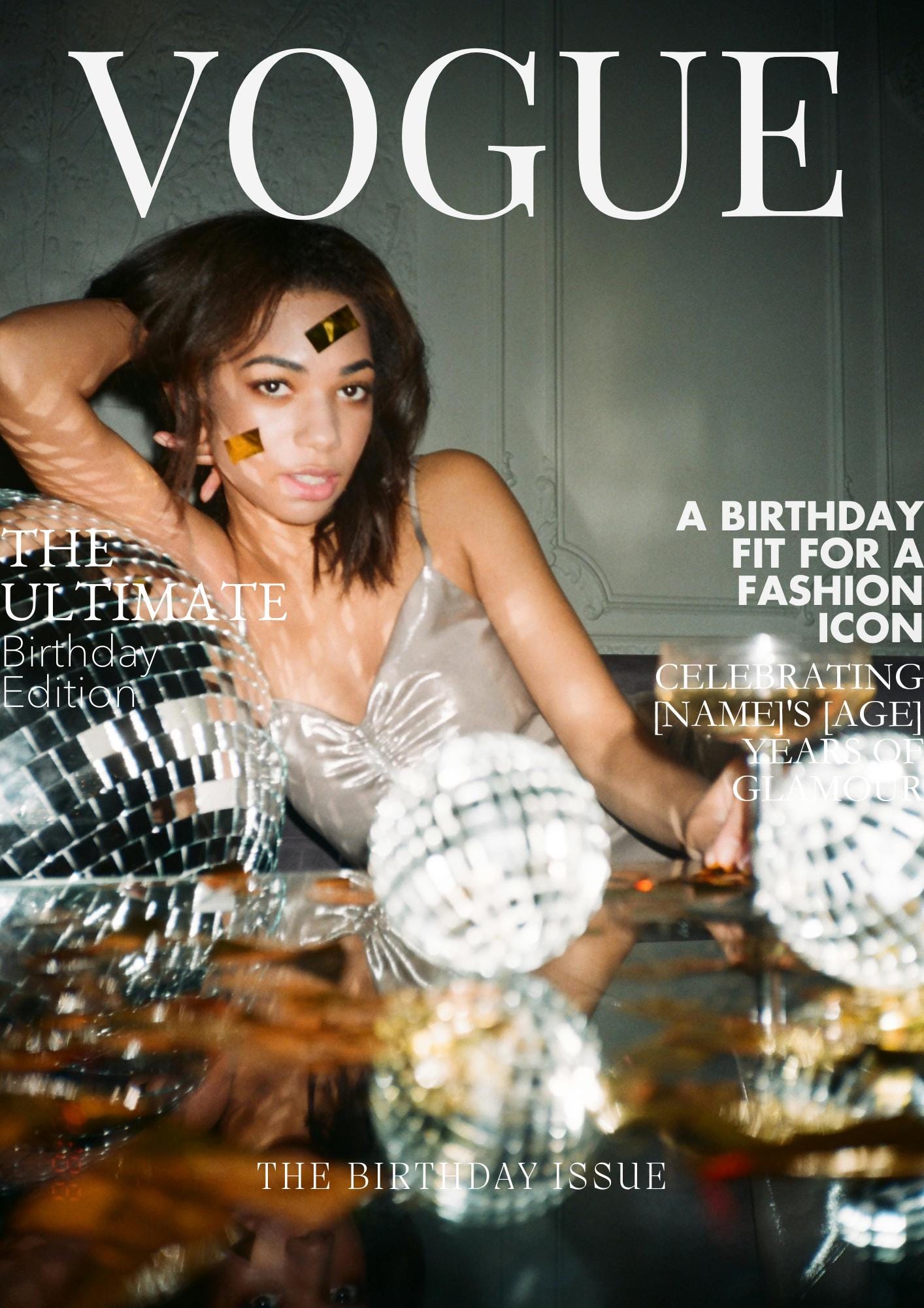 Vogue Magazine Inspired Fashion Template | Editable Canva Template ...