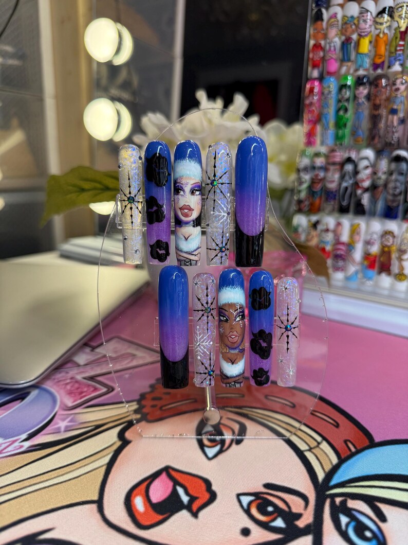 Bratz Press on Nails - Etsy
