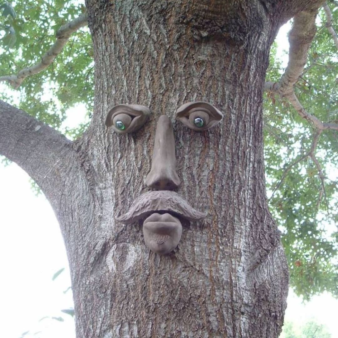 Dagwood Tree Face Concrete Garden Decor - Etsy