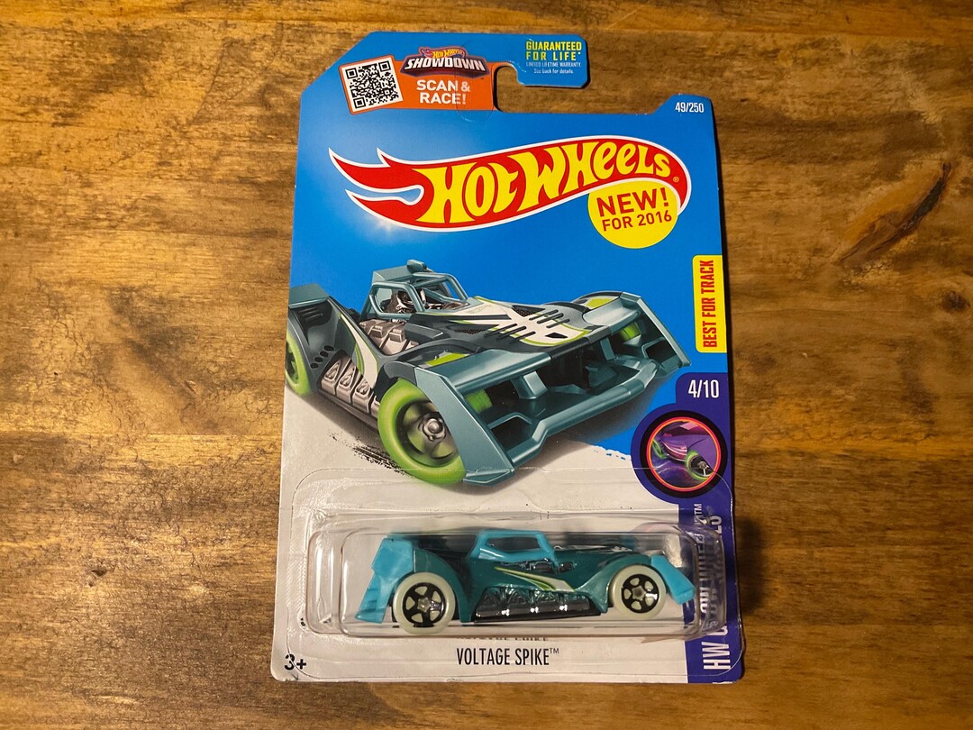 Hot Wheels Voltage Spike, 2016 Scan&race Glow Wheels #4/10 - Etsy