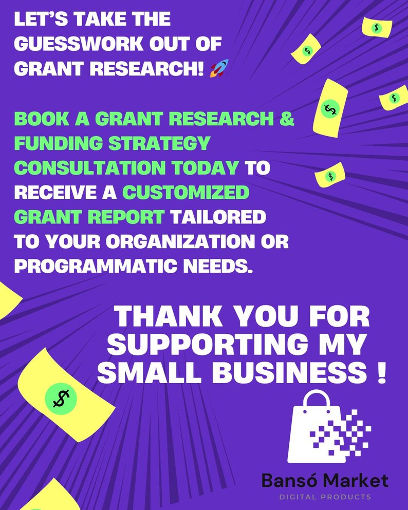 Grant Research & Funding Strategy Consultation, Find the Right Grants ...