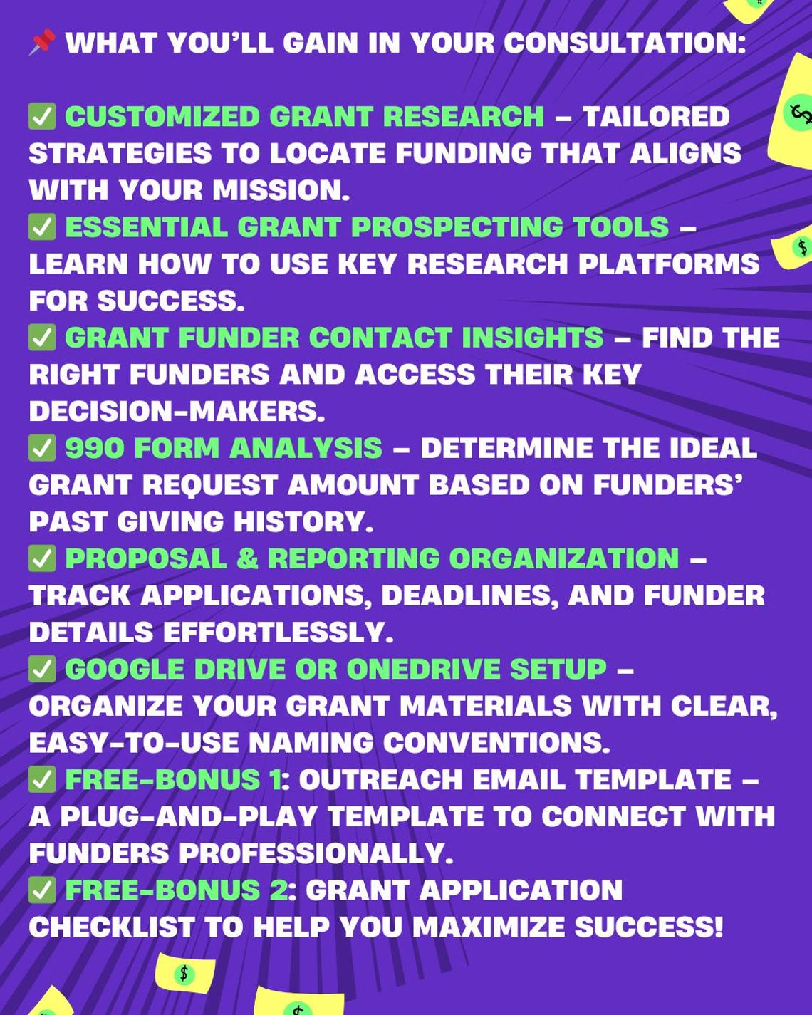 Grant Research & Funding Strategy Consultation, Find the Right Grants ...