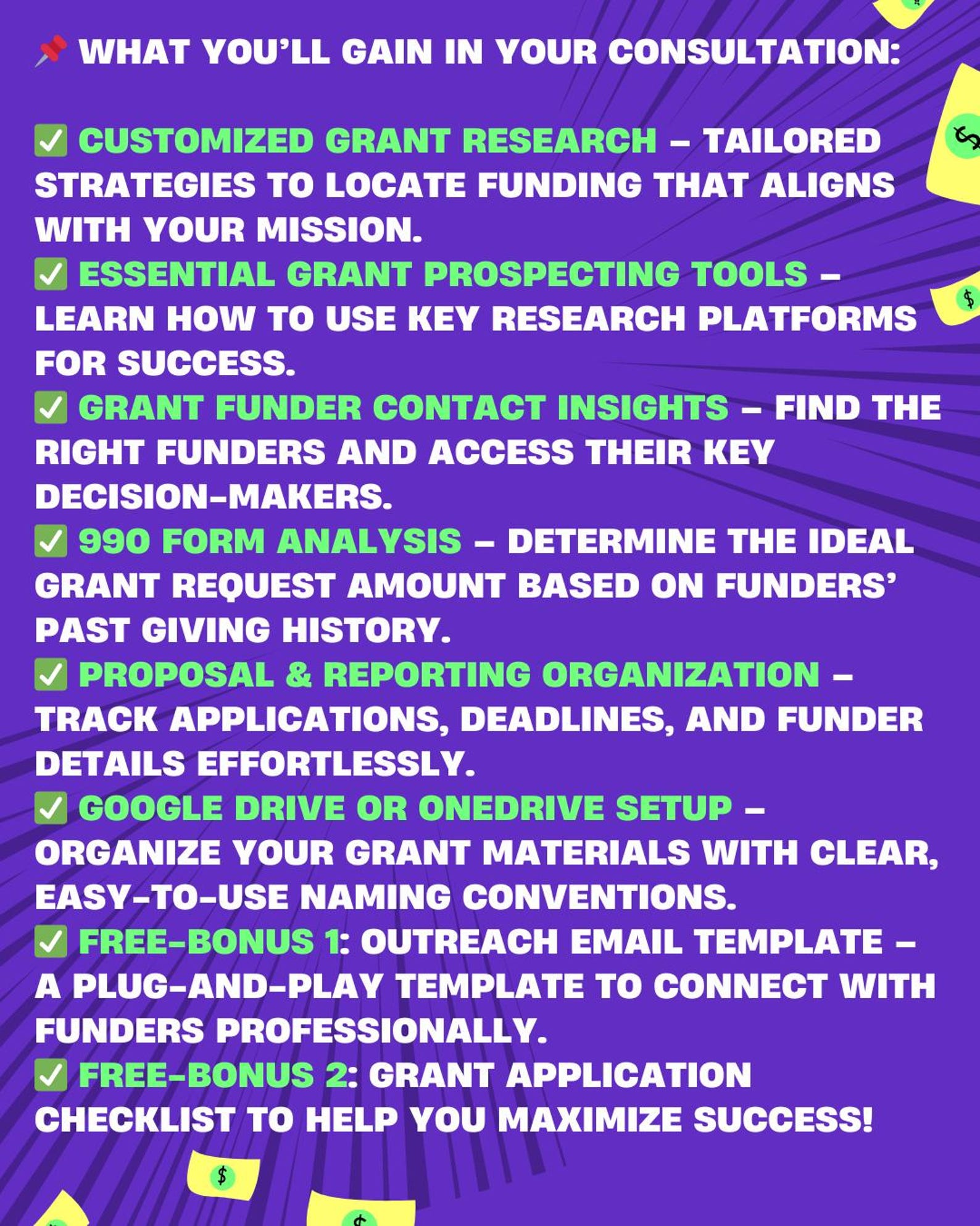 Grant Research & Funding Strategy Consultation, Find the Right Grants ...