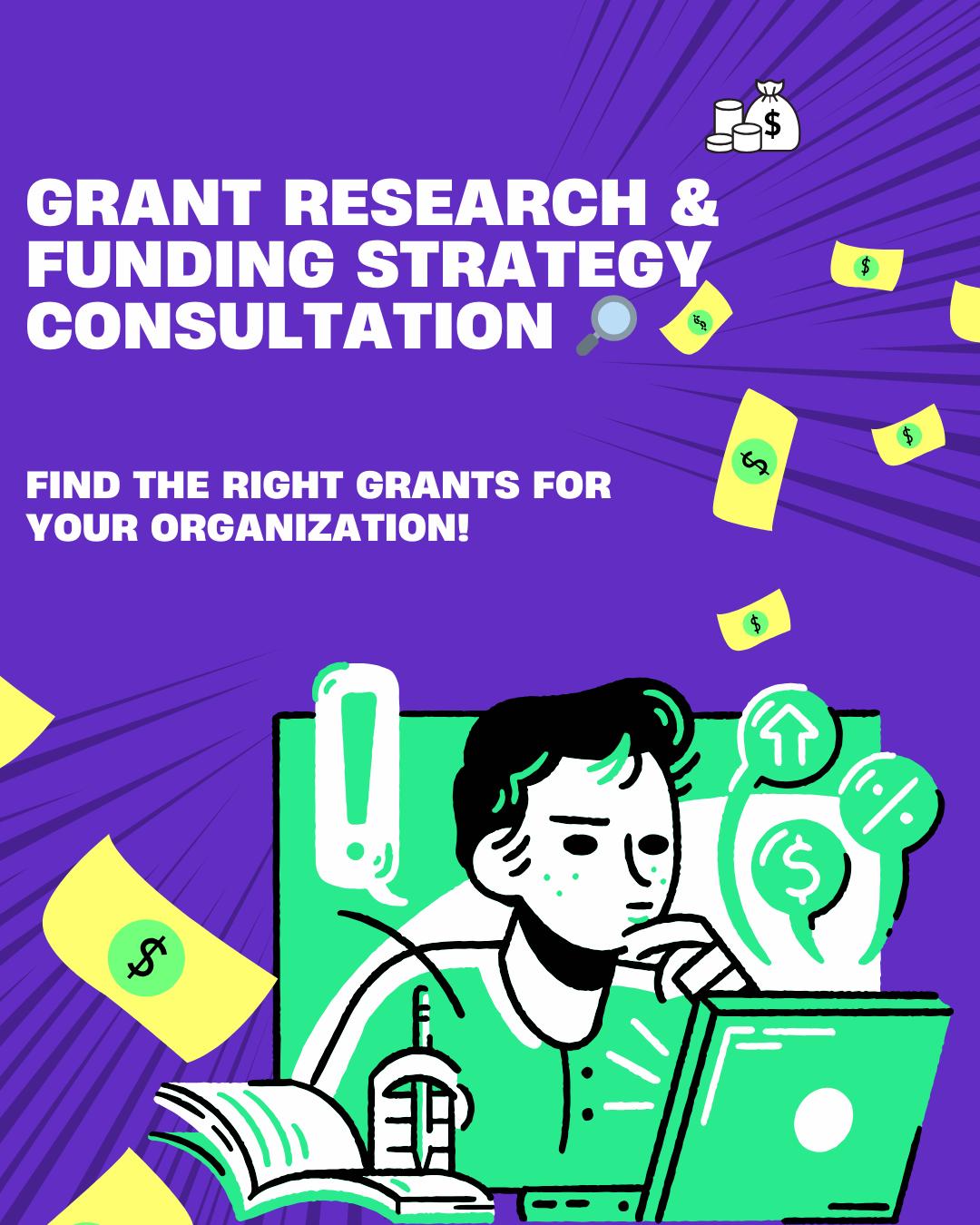 Grant Research & Funding Strategy Consultation: Expert Guidance - Etsy