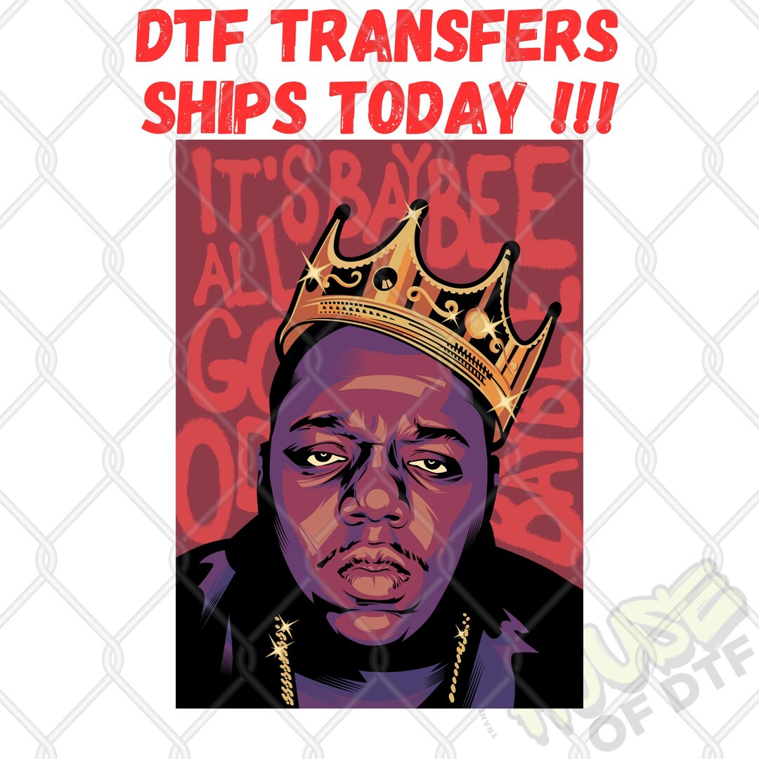 Hip Hop Rappers DTF Transfer, Cold Peel, Ready to Press, Trendy DTF ...