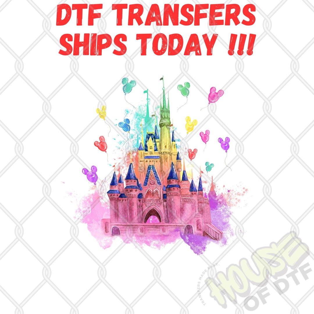 Disney DTF Transfer, Family Design Ready to Press, Custom DTF Print ...