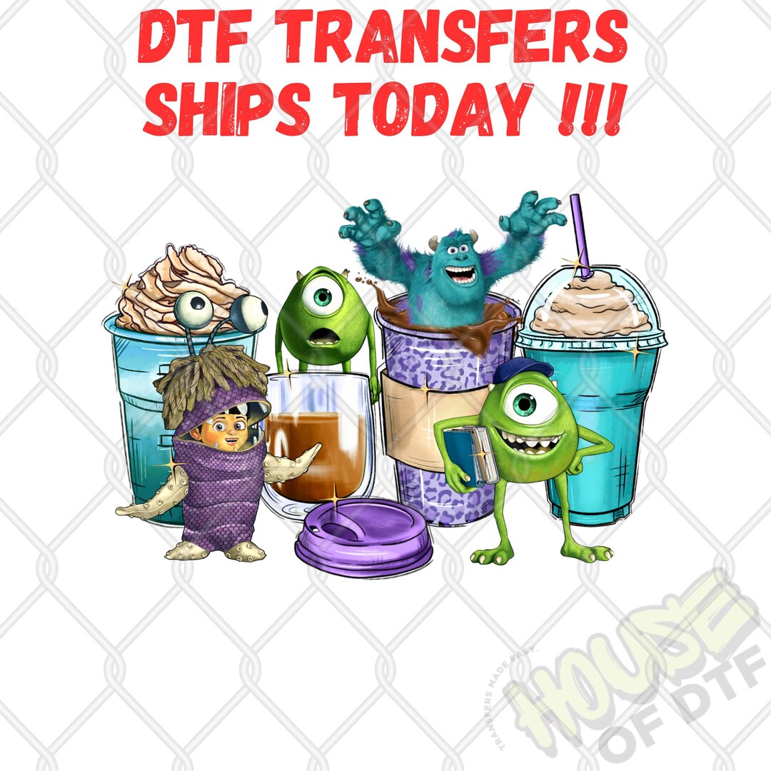 Disney DTF Transfer, Family Design Ready to Press, Custom DTF Print ...